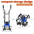 16 in Tiller Cultivator 120V 13.5 Amp 6 Steel Tines Tillers for ...