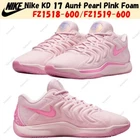 Nike KD 17 Aunt Pearl Pink Foam FZ1518-600/FZ1519-600 Men's Size ...