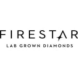 FireStar Halo Diamond Necklace for Women 10K White Gold 1/2 Ct Blue Lab ...