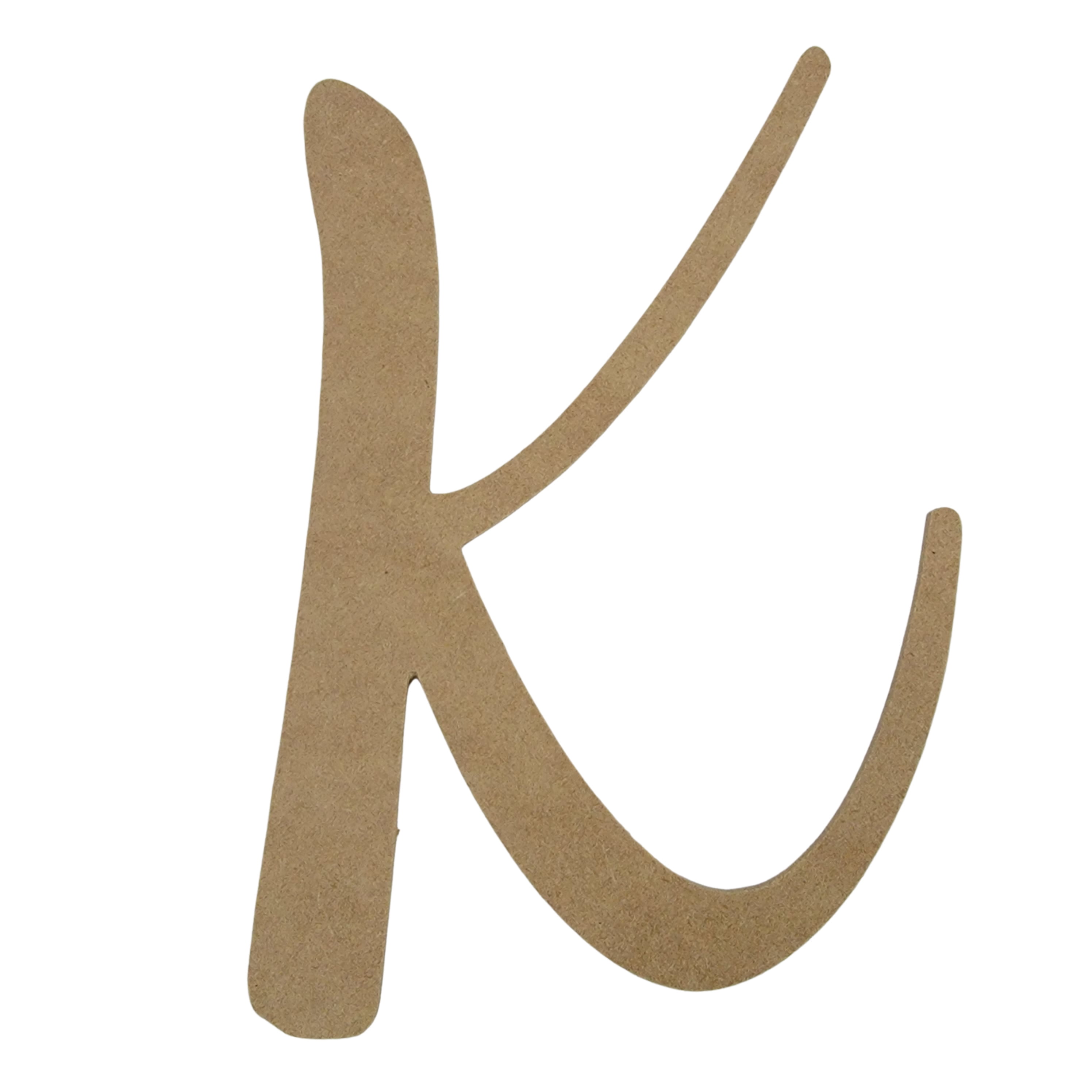 Wooden Letter Unfinished, King Basil Font, Craft Cutout - Walmart.com