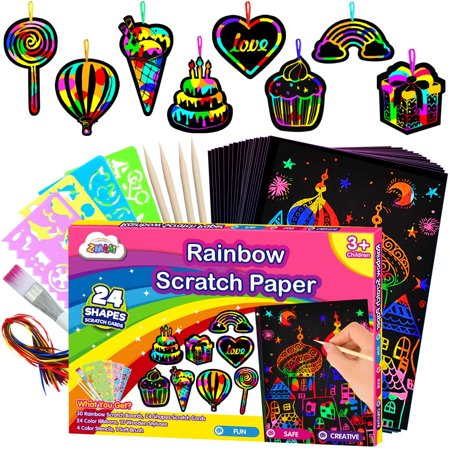 Create Rainbow Scratch Art Craft for Kids - Festival Kids Gifts Toy ...