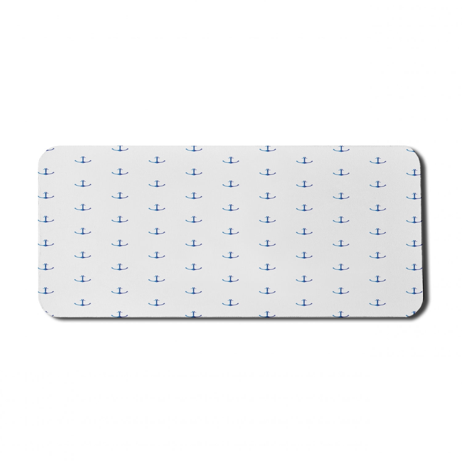 Anchor Computer Mouse Pad, Classical Vivid Blue Anchors Simplistic ...