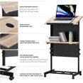 Podium Stand,Portable Lectern with 7 Adjustable Height Positions,Podium ...