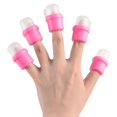 Zodaca 20 x Cap DIY Wearable Salon Nail Acrylic UV Gel Polish Remover ...