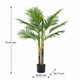 Alvantor 47" Green Artificial Palm Tree with Double Trunks, Faux ...