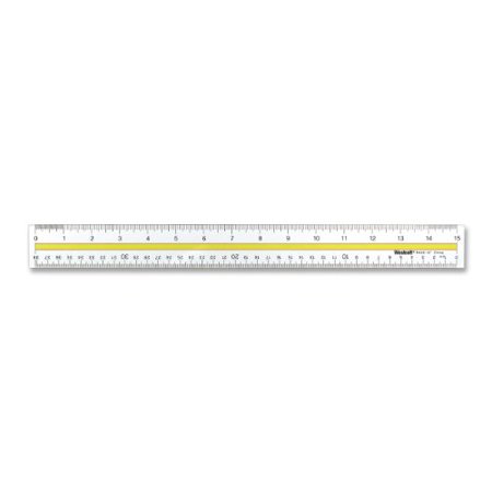 Westcott Acrylic Data Highlight Reading Ruler With Tinted Guide, 15 ...