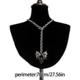 Gothic Inspired Bat Pendant Necklace Oversized O Circlet Neck Chain ...