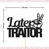 Party Decorations Black Glitter Retirement Farewell Relocating Cake ...