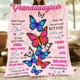 Butterfly Print Flannel Blanket - Soft 280GSM All-Season Bedspread ...