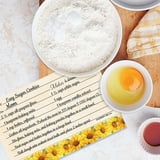 Current Sunflowers Lined Fall Kitchen Recipe Cards - 4" x 6" Paper ...