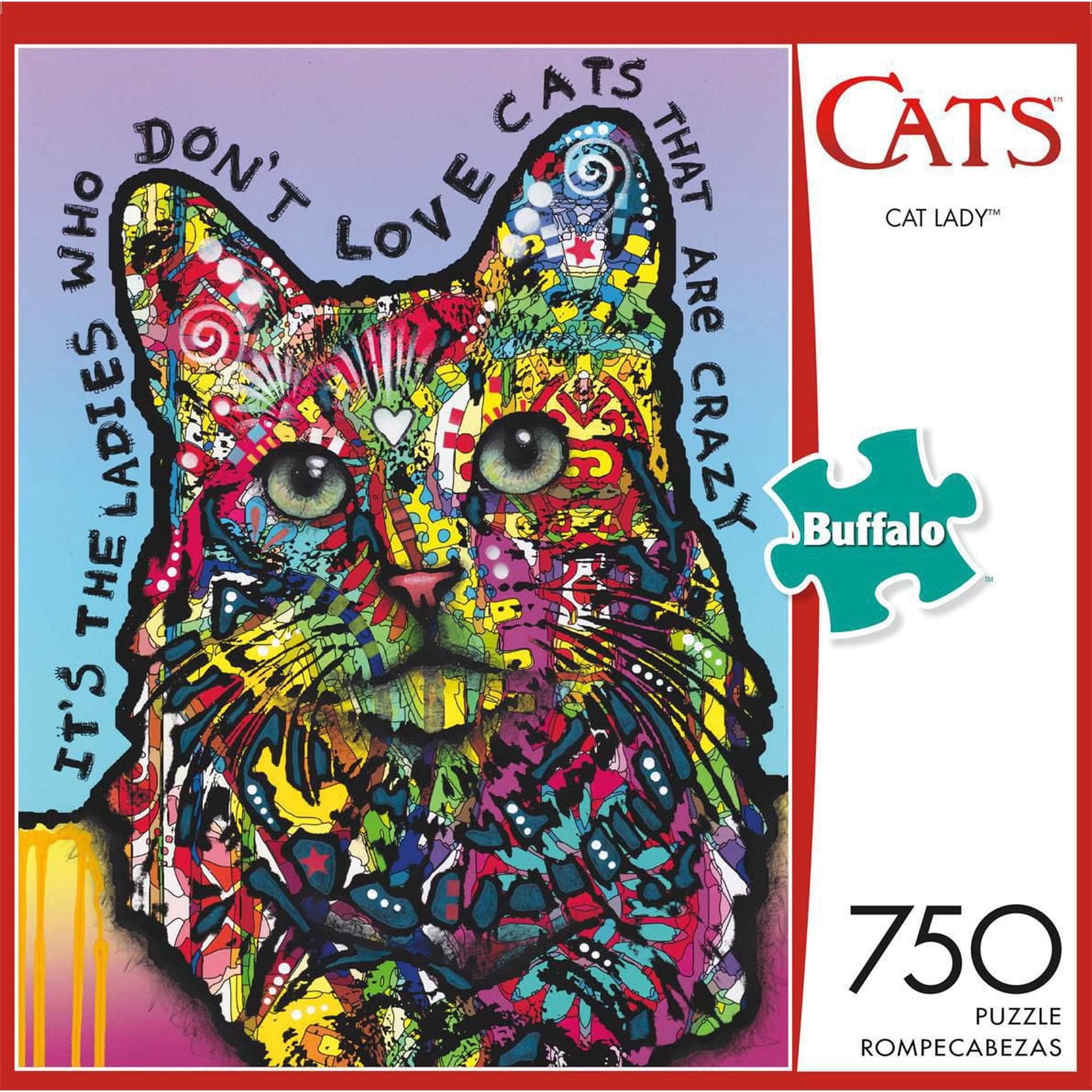 Click here for Buffalo Games - Cats - Cat Lady - 750 Piece Jigsaw... prices
