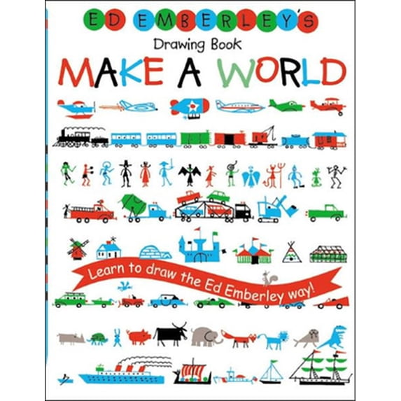 Pre-Owned Ed Emberley's Drawing Book: Make a World (Library Binding ...