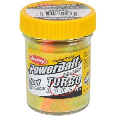 Berkley PowerBait Natural Glitter Trout Dough Bait Garlic Scent/Flavor ...