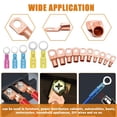 180PCS Copper Wire Lugs AWG 2 4 6 8 10 12 14 16 Gauge Battery Terminal ...