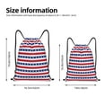 Drawstring Backpack, Stars And Stripes Light Waterproof Sports Gym Bag Draw String Back Bag for ...