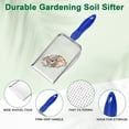 Uxcell 2-Pack Gardening Soil Sifter, 5/2 mm Mesh Stainless Steel ...