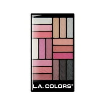 L.A. COLORS Eyeshadow 10 Color Block Palette, Glam, 0.56 fl oz ...