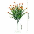 Artificial Eucalyptus Flower, 7 Stems Fall Color, 1 Piece Fake Plant ...
