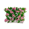 Artificial Hedge Fence, Screen Panel, Expandable Faux Leaf Foliage Wall ...
