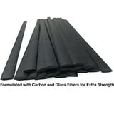 JOUNJIP Plastic Welding Rods - Flat Ribbon - Black - 40 Piece - Walmart.com