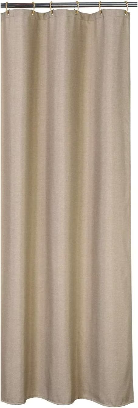 GlowSol Stall Shower Curtain 32"x72" Flax Linen Like 240GSM Heavy ...