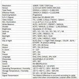 Eyemax TPB-204 HD TVI Box Camera 1080P 2MP with Dual Power, Dual ...