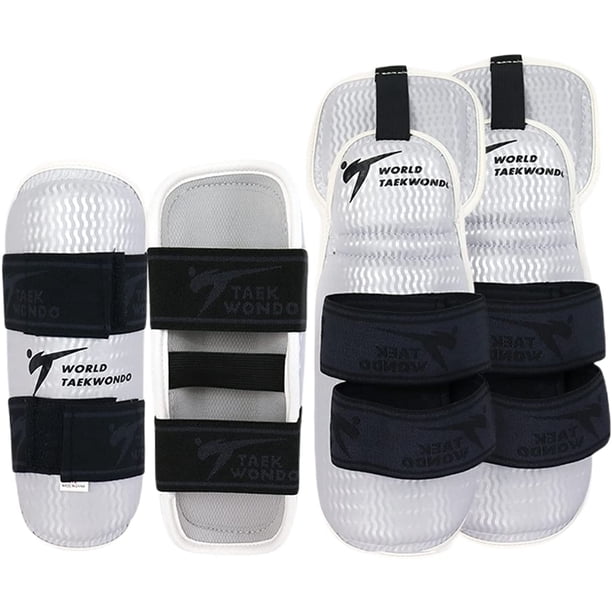 Taekwondo Shin Protector Forearm Elbow Arm Guards, WT MMA Martial Arts ...