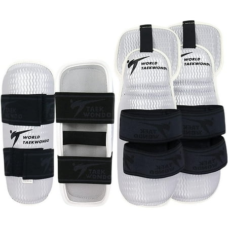 Taekwondo Shin Protector Forearm Elbow Arm Guards, WT MMA Martial Arts ...