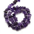 1Strand Natural Amethyst Chips Beads Strands 8~14x4~8x3~6mm Hole: 1mm ...