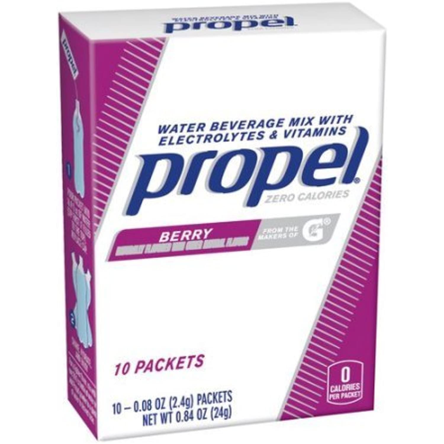 Propel Berry Water Beverage Mix With Electrolytes & Vitamins, 0.08 Oz ...