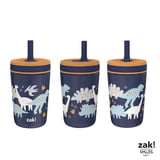 Zak Designs 12oz Stainless Steel Toddler Cups With Straw For Kids ...