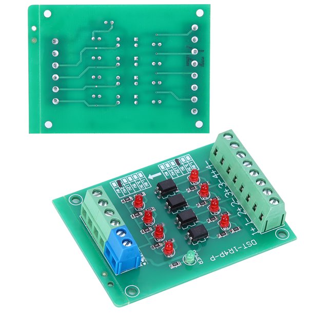 Optocoupler Isolation Module,4 Channel Optocoupler Isolation PLC Module ...