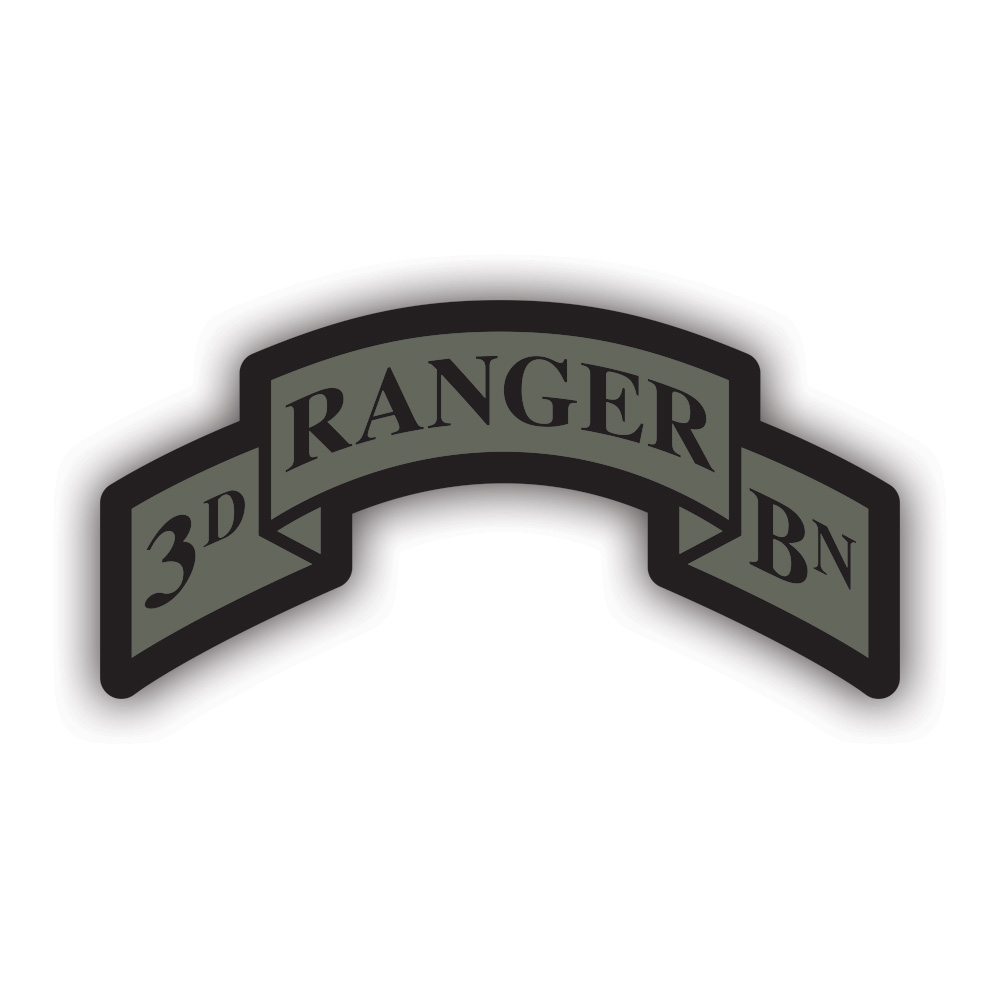 Subdued 3rd Ranger BN Sticker Decal - Self Adhesive Vinyl ...