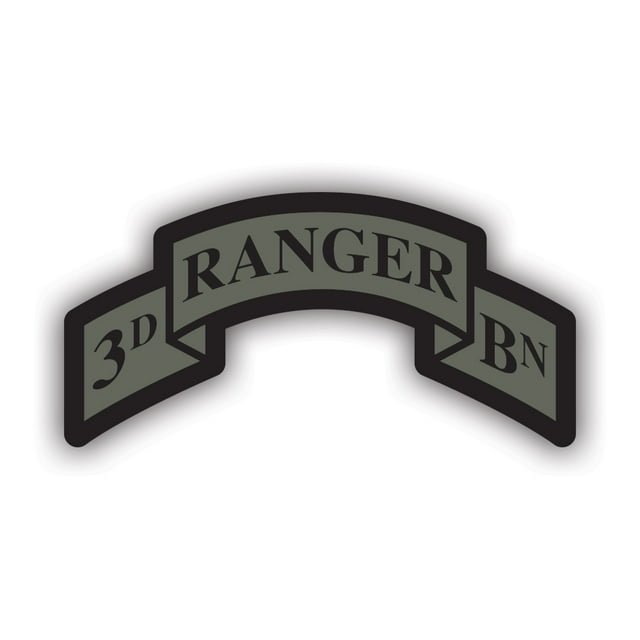 Subdued 3rd Ranger BN Sticker Decal - Self Adhesive Vinyl ...