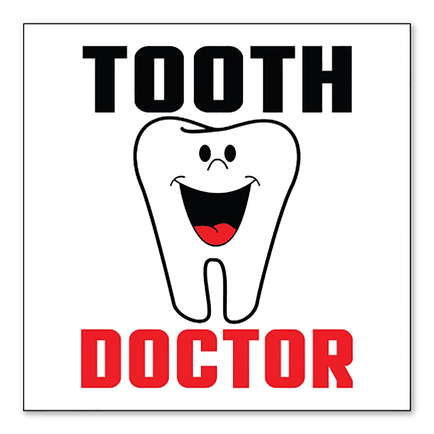 DistinctInk Custom Bumper Sticker - 10" x 10" Decorative Decal - White ...