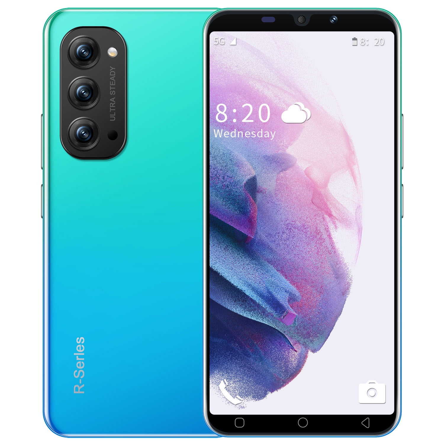 Teléfono móvil popular Reno8 Android 8.1 teléfono inteligente de moda ...