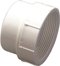STREAMLINE DWV PVC FITTING CLEANOUT ADAPTER, 3 IN. - Walmart.com