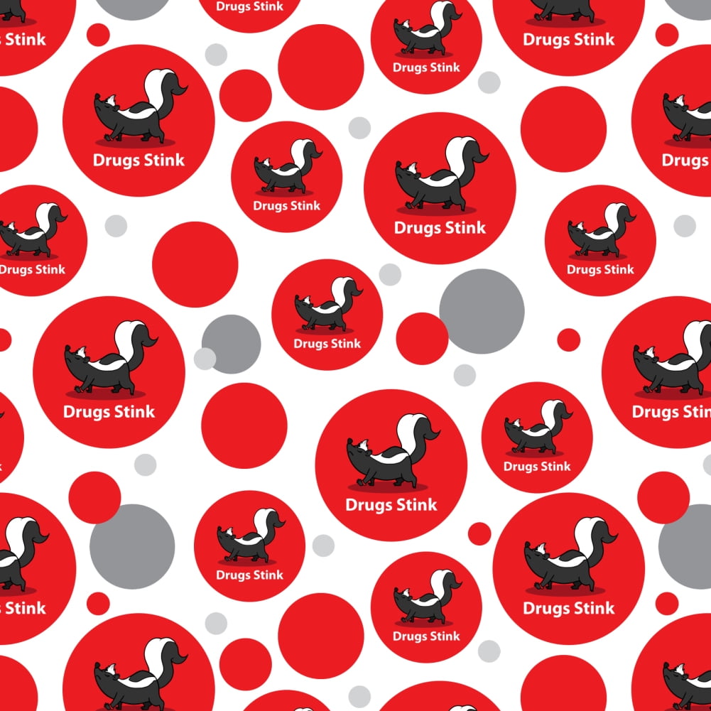 Drugs Stink Skunk Premium Gift Wrap Wrapping Paper Roll - Walmart.com