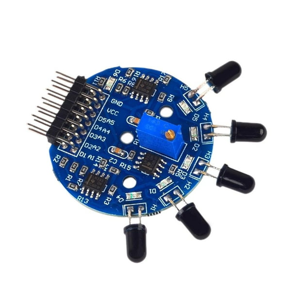 Módulo sensor de llama de 5 vías Módulo de detección de llama de 3,3 V-9 V para accesorios ...