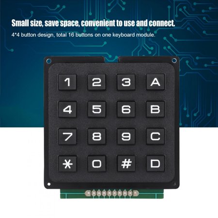 Fyydes Keyboard Module, External Keypad, 4x4 Push Buttons For Single ...