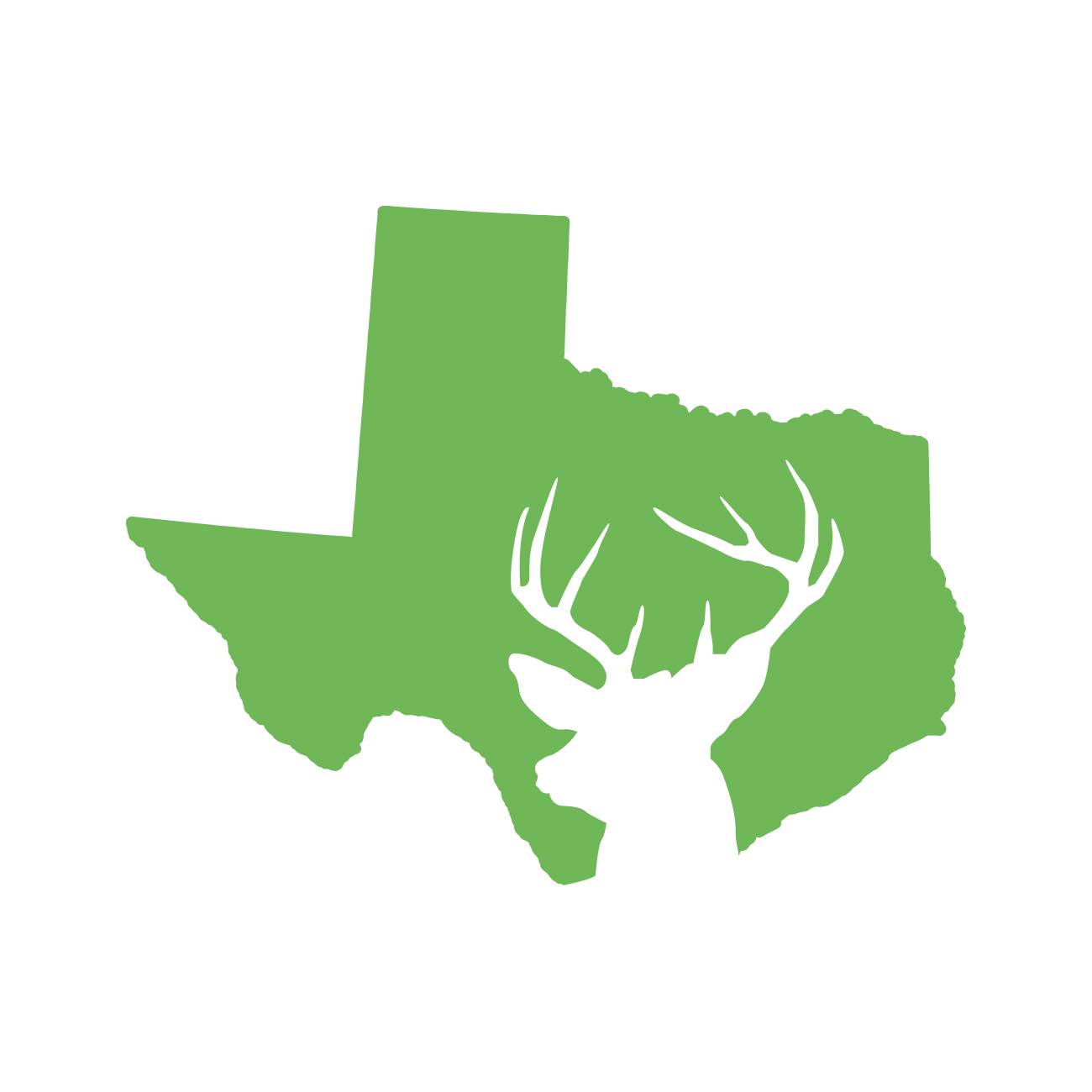 Texas Deer State Sticker Decal Die Cut - Self Adhesive Vinyl - Weatherproof - Made in USA - Many ...