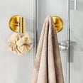4 Pack Suction Cup Hooks Towel Shower Storage Wall Twist Tight Suction ...