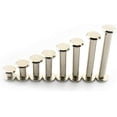 60 Sets Silver Chicago Screws Assorted Kit Screw Posts Metal ...