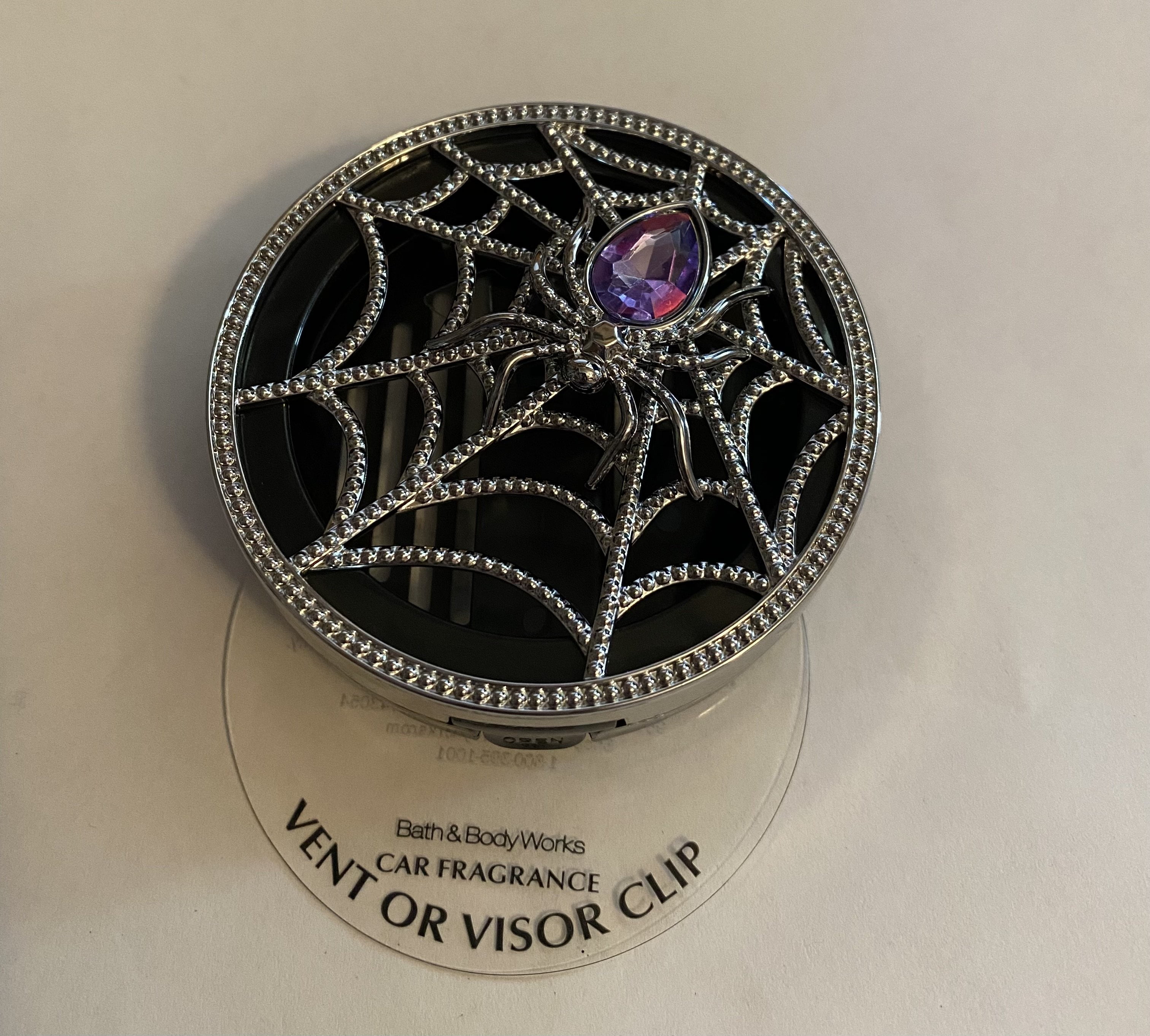 Bath and Body Works 2021 Halloween Web Spider Car Fragrance Holder New ...