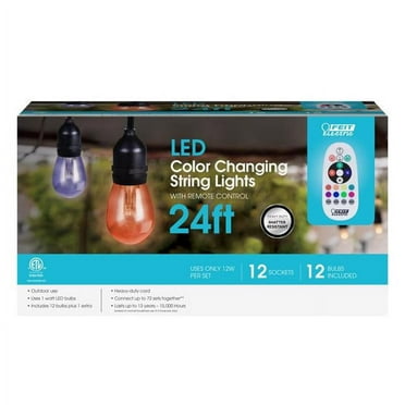 Feit Electric 30 Foot Color Changing LED String Lights - Walmart.com