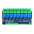 Modbus RTU 8 Channel 12V Relays Module With RS485 Input Output For ...