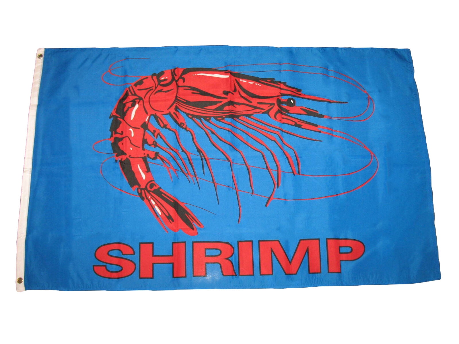 3x5 Advertising Shrimp Blue Seafood Restaurant Flag 3'x5' Banner ...