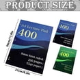 A4 Thickened 200 Pages Thin Crispy Notebook Blue,Ruled Lecture 400 ...