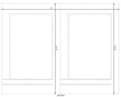 Duplex Shipping Labels/Packing Slips, 2 Up Carton of 1000 - Walmart.com
