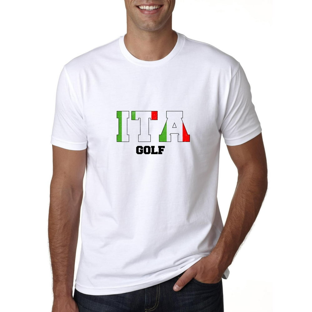 Hollywood Thread - Italy Golf - Olympic Games - Rio - Flag Men's Grey T ...